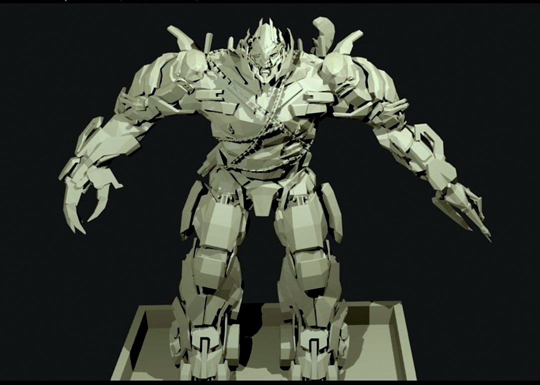 Transformers Megatron Gift Figure Miniature One Piece, 3d Modelling Stl ...
