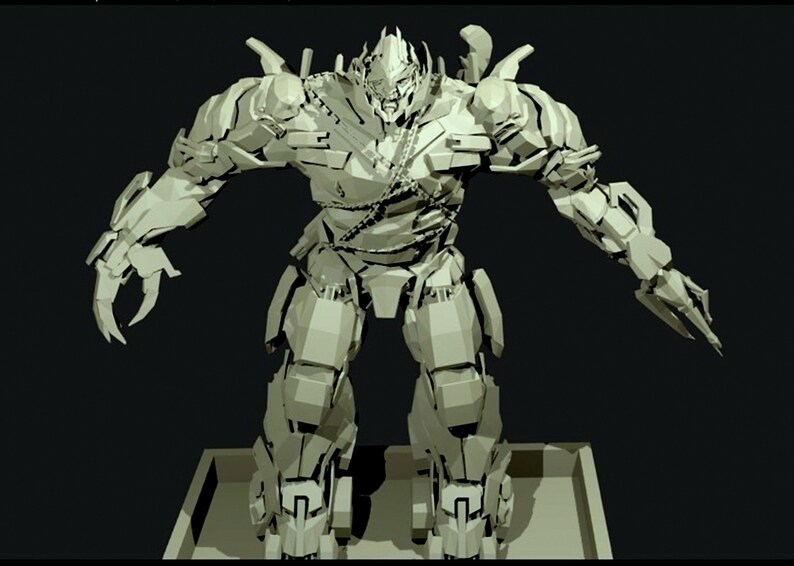 Transformers Megatron Gift Figure Miniature One Piece, 3d Modelling Stl ...