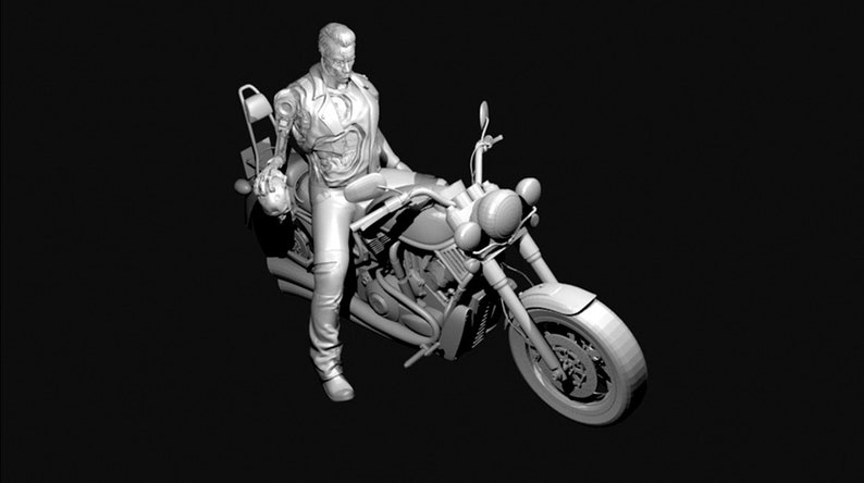 Terminator miniature HQ 3d model stl file one piece stl file ready for ...