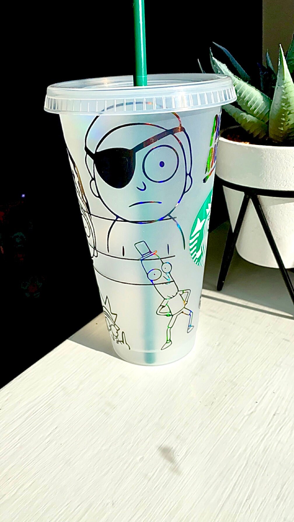 Rick and Morty Inspired Tumbler R&M Inspired Cup Rick Cup - Etsy UK