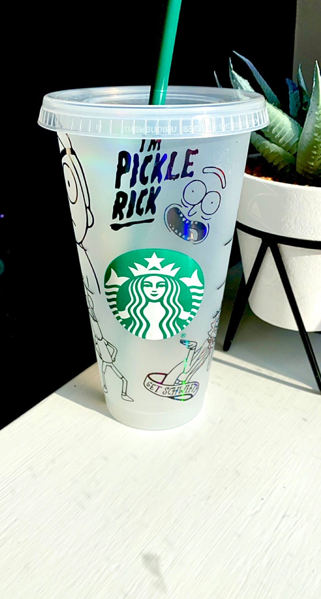 Rick and Morty Inspired Tumbler R&M Inspired Cup Rick Cup - Etsy UK
