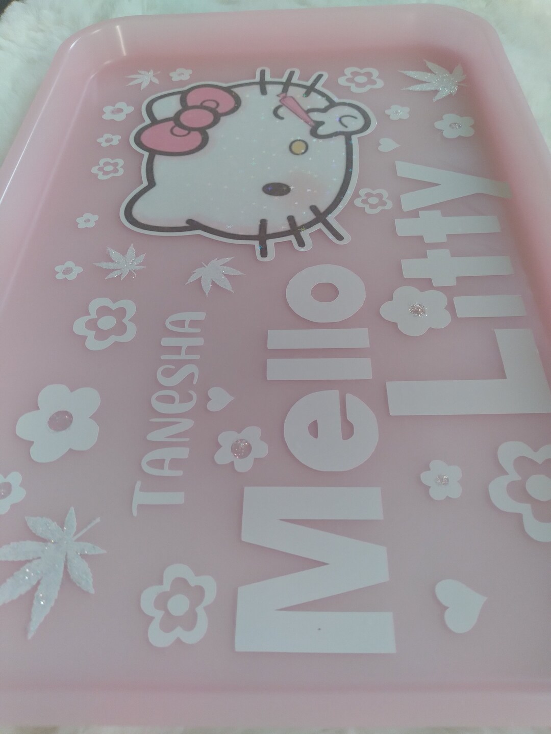New Pink, Hello Kitty Rolling Weed Tray HEAT PROOF MAKE Me an Offer ...