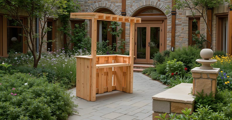 DIY Outdoor Euro Pallet Bar Blueprints, PDF Download - Etsy