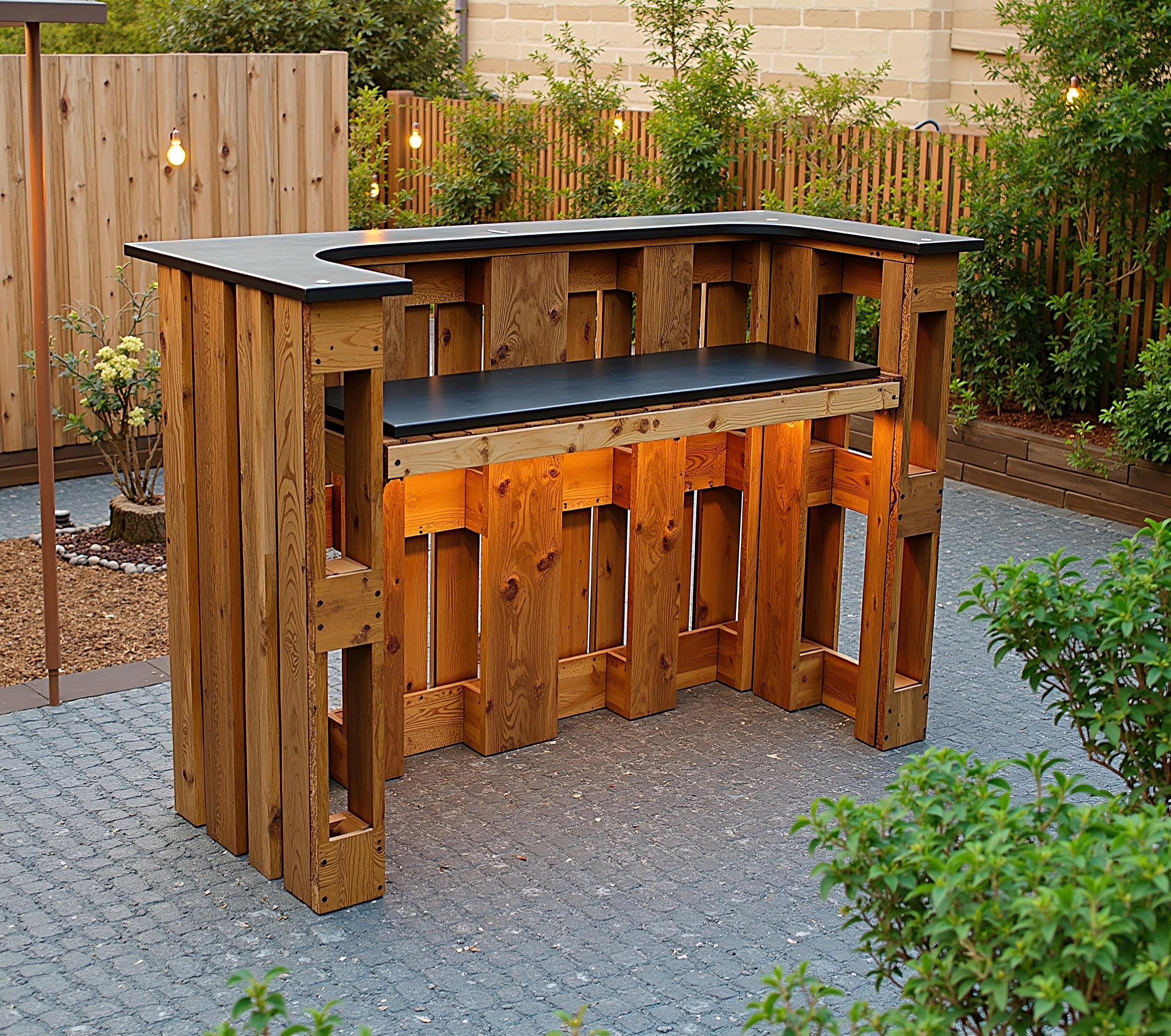 DIY Outdoor Euro Pallet Bar Blueprints, PDF Download - Etsy