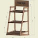 Wooden Display Shelf Blueprint for Exhibitions and Retail | PDF ...