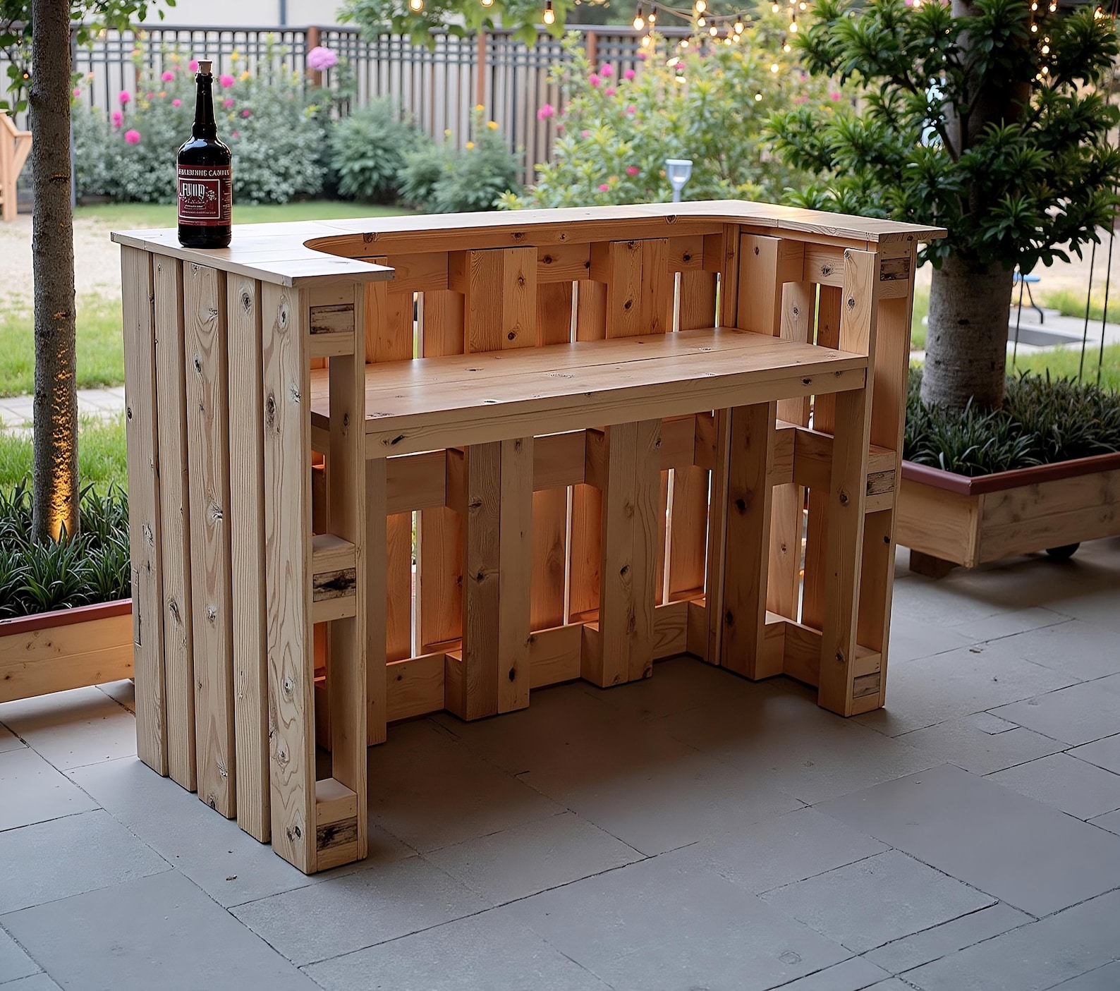 DIY Outdoor Euro Pallet Bar Blueprints, PDF Download - Etsy
