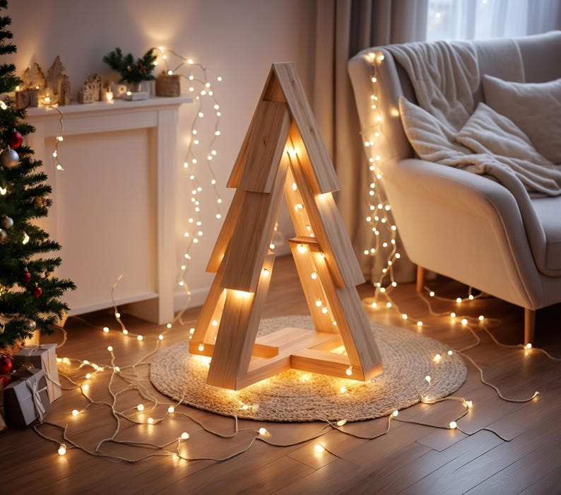 Wooden Christmas Tree Plans - PDF Download - Etsy