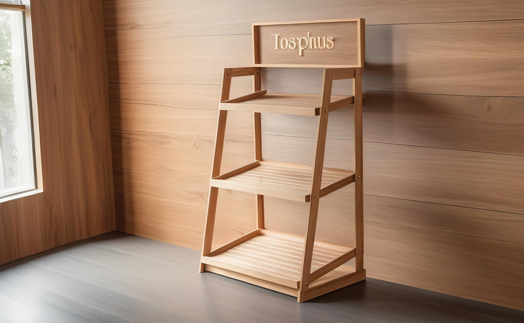 Wooden Display Shelf Blueprint for Exhibitions and Retail | PDF ...