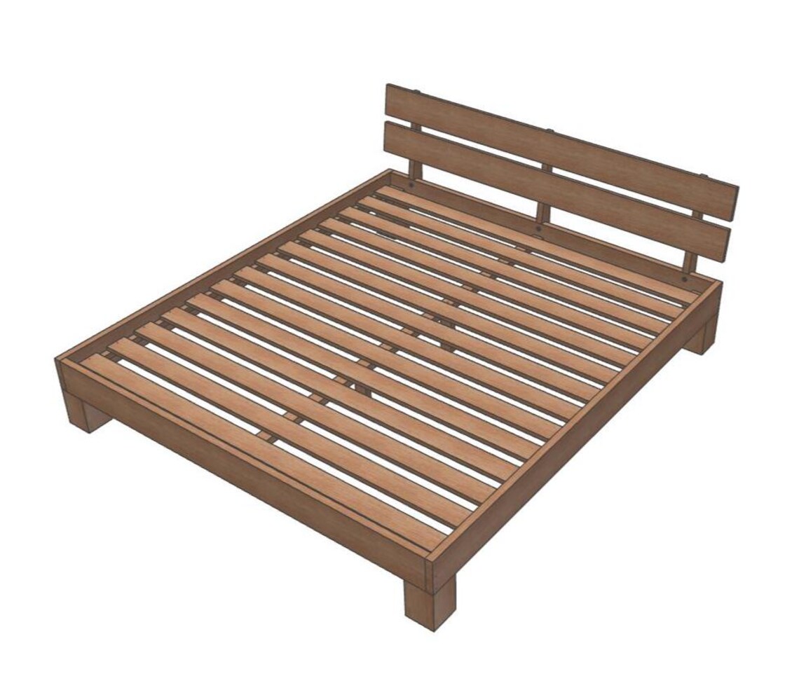 Build a Sturdy King Size Bed Frame (200x180mm): Modern Woodworking ...