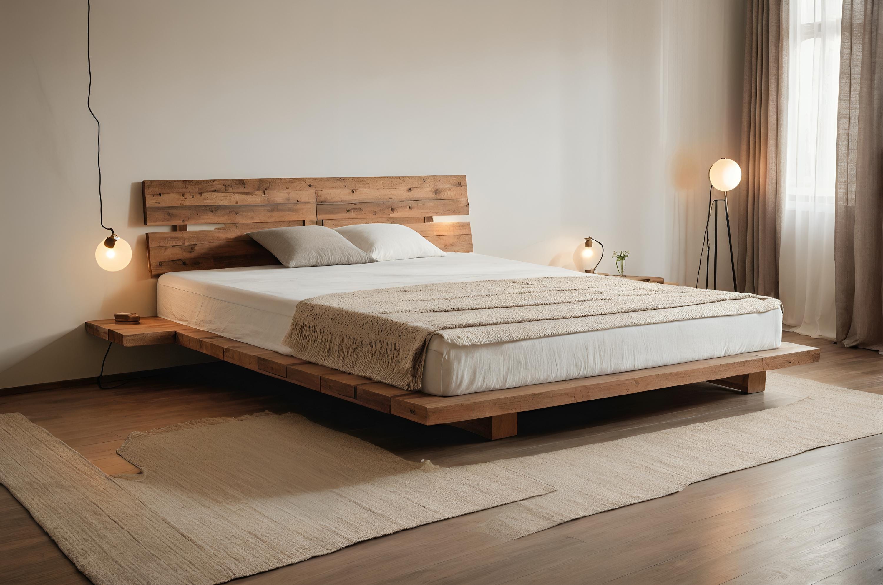 DIY King Size Bed Frame Plans (76"x80" / 200x180 Mm) – PDF Woodworking ...