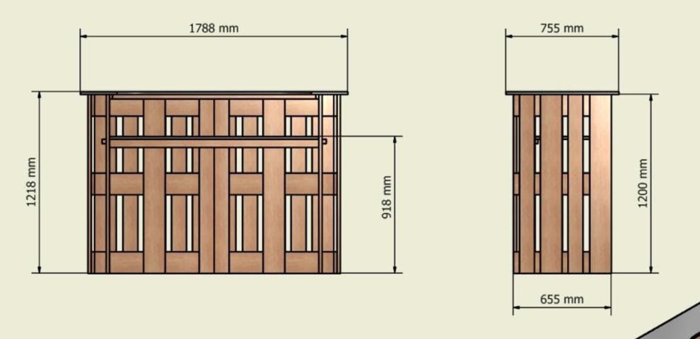 DIY Outdoor Euro Pallet Bar Blueprints, PDF Download - Etsy