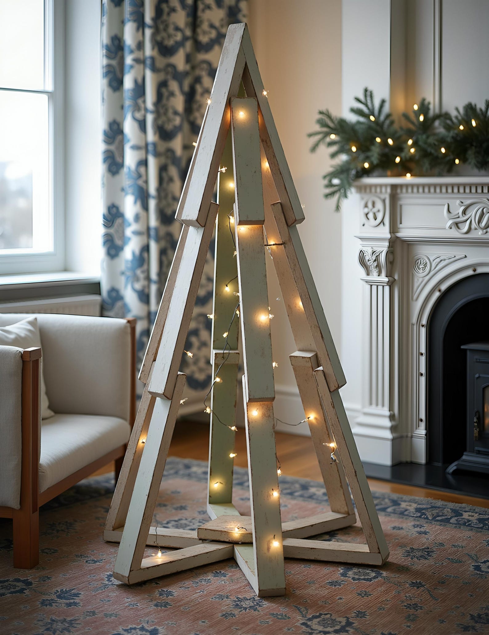 Wooden Christmas Tree Blueprint | 74” Tall | DIY Christmas Decor ...
