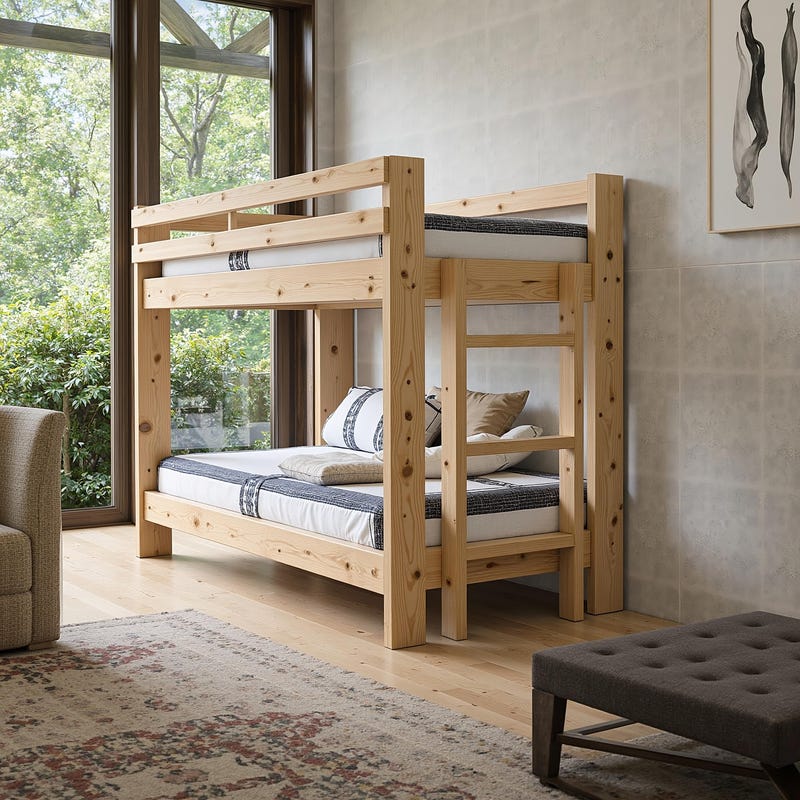 Twin Bunk Bed Kids - Etsy