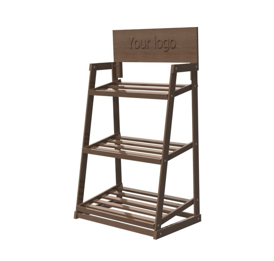 Wooden Display Shelf Blueprint for Exhibitions and Retail | PDF ...