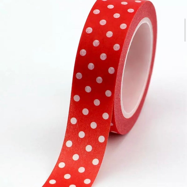 Polka Dot Washi Tape - Etsy