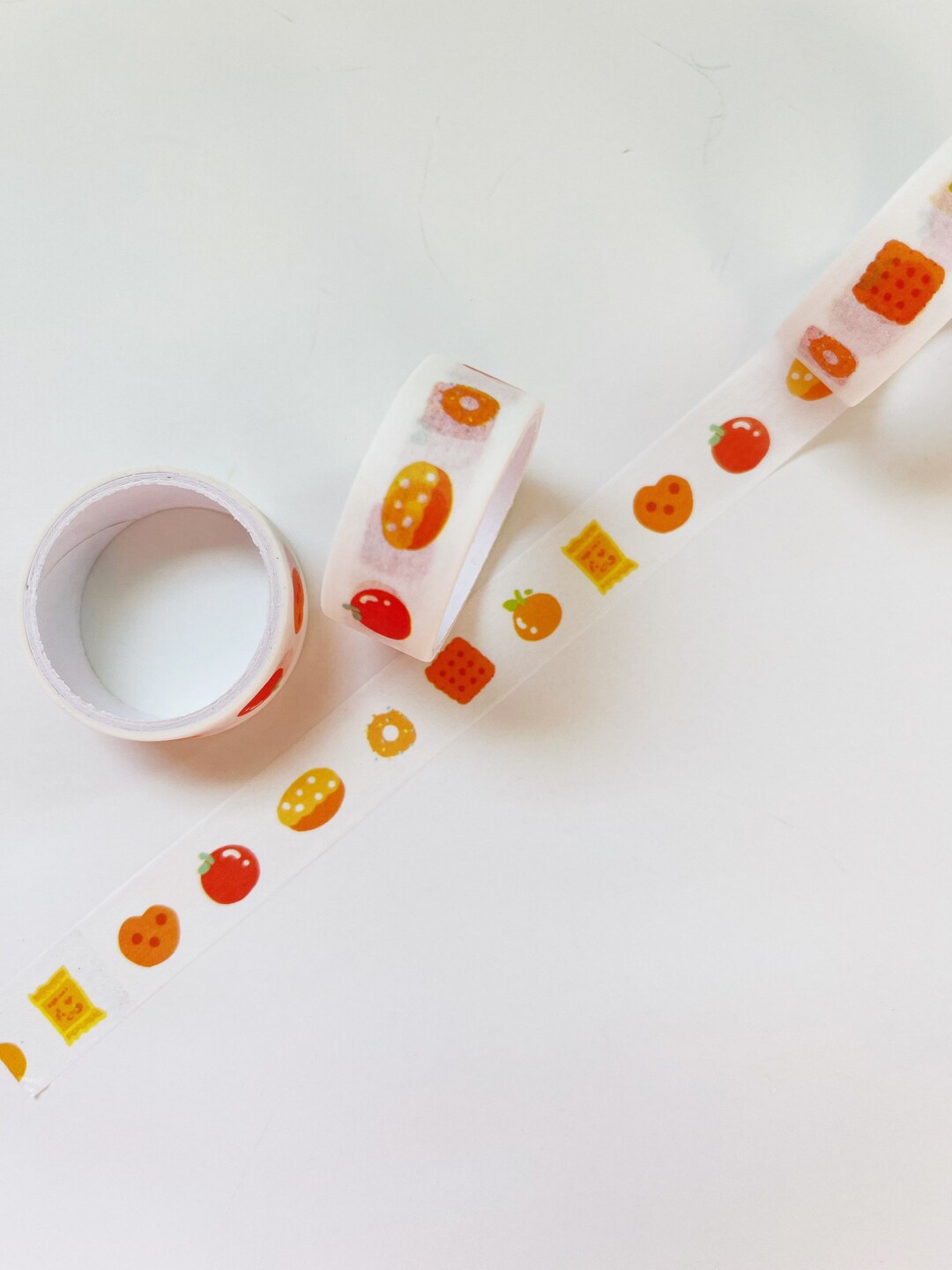 Snack Food Washi Tape - Cute Kawaii Dessert Decorative Tape for Bullet ...
