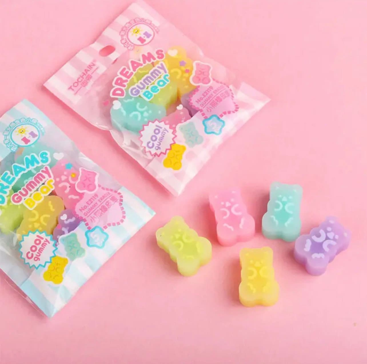 Cute Bear Erasers
