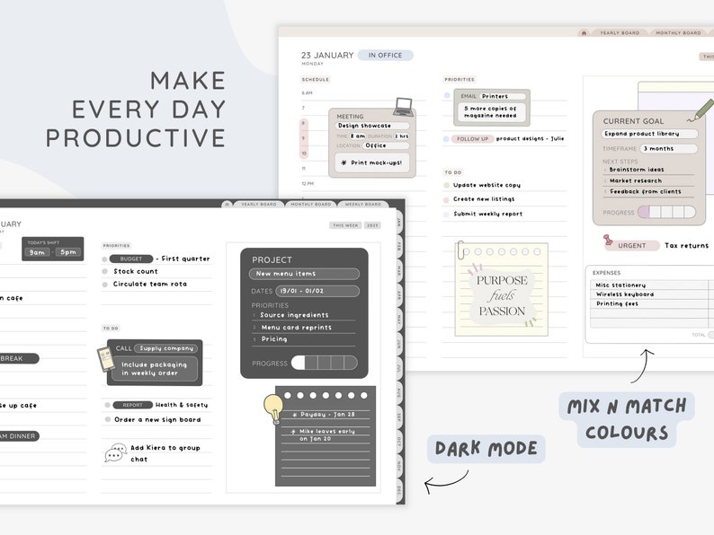 Work Digital Stickers Office Professional Stickers Goodnotes - Etsy