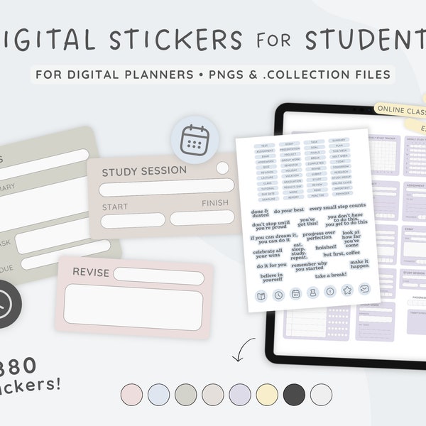 Student Stickers - Etsy