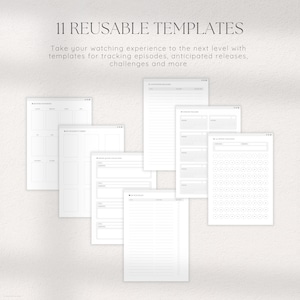 Digital Movies & Series Journal, Digital Movie TV Show Planner, Movie ...