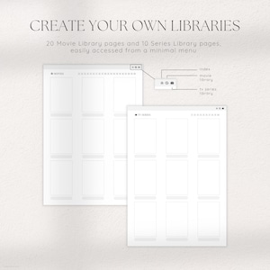 Digital Movies & Series Journal, Digital Movie TV Show Planner, Movie ...