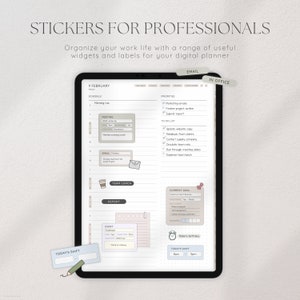 Work Digital Stickers, Office Professional Stickers, Goodnotes Stickers ...