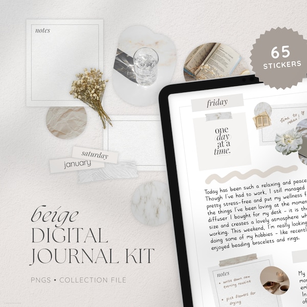 Neutral Stickers - Etsy