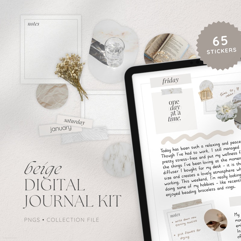 Neutral Stickers - Etsy