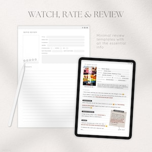 Digital Movies & Series Journal, Digital Movie TV Show Planner, Movie ...
