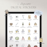 Series 1 Dog Digital Stickers PNG Pre-cropped, Clip Art Stickers ...