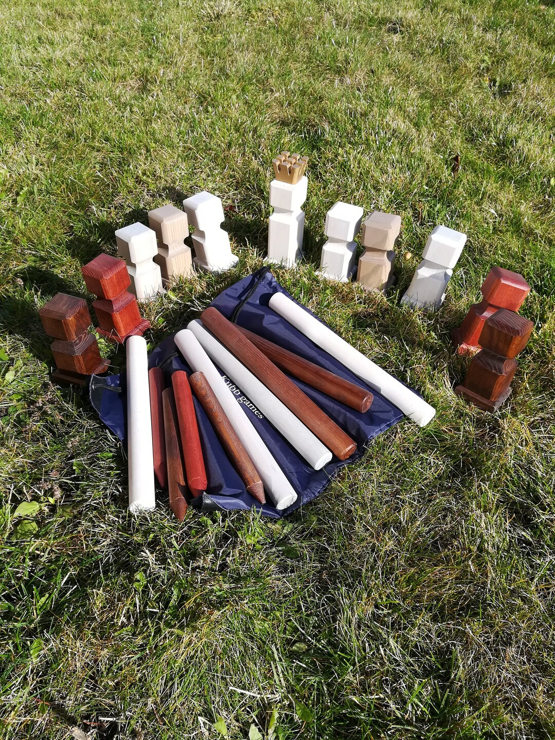Beach Game Kubb, Backyard Game - Etsy