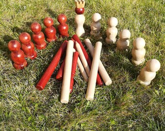 KOOB the Viking Game Canadian Made Premium Hardwood Kubb Game - Etsy