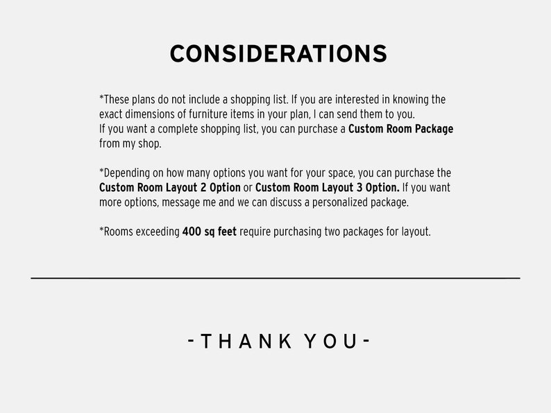 Custom Room Layout Options Interior Design E-design Virtual Interior ...
