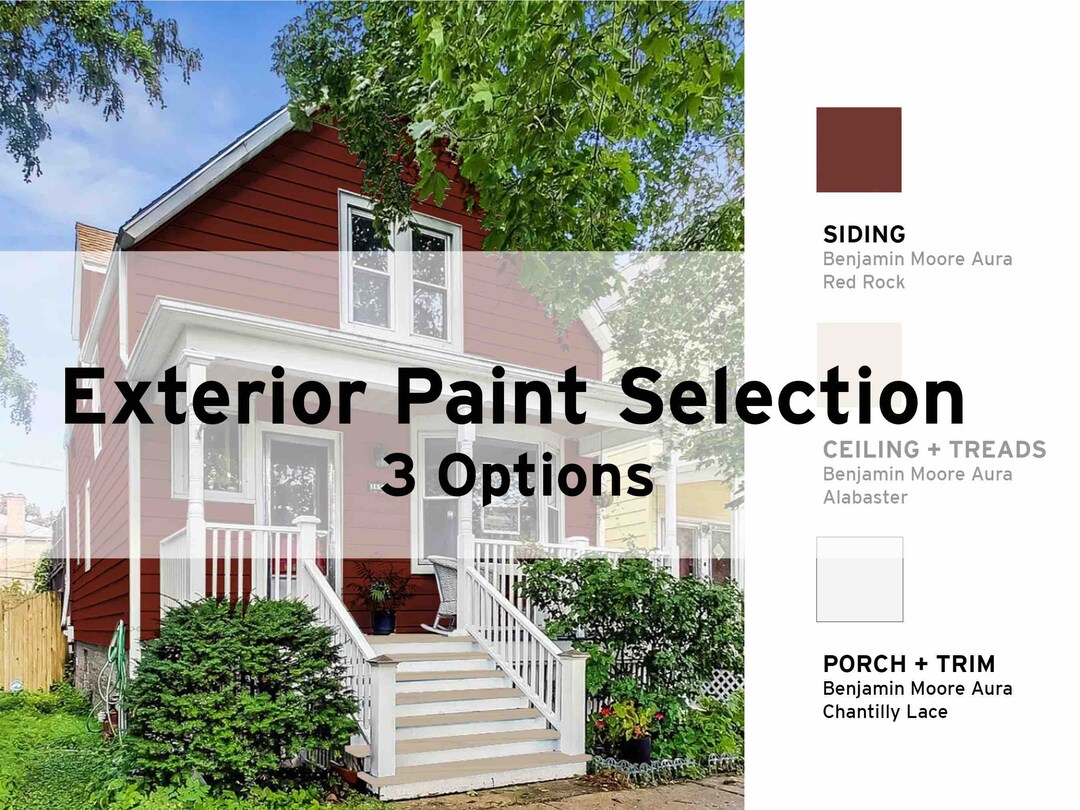 Exterior Paint Color Consultation, Exterior Color Palette, Home ...