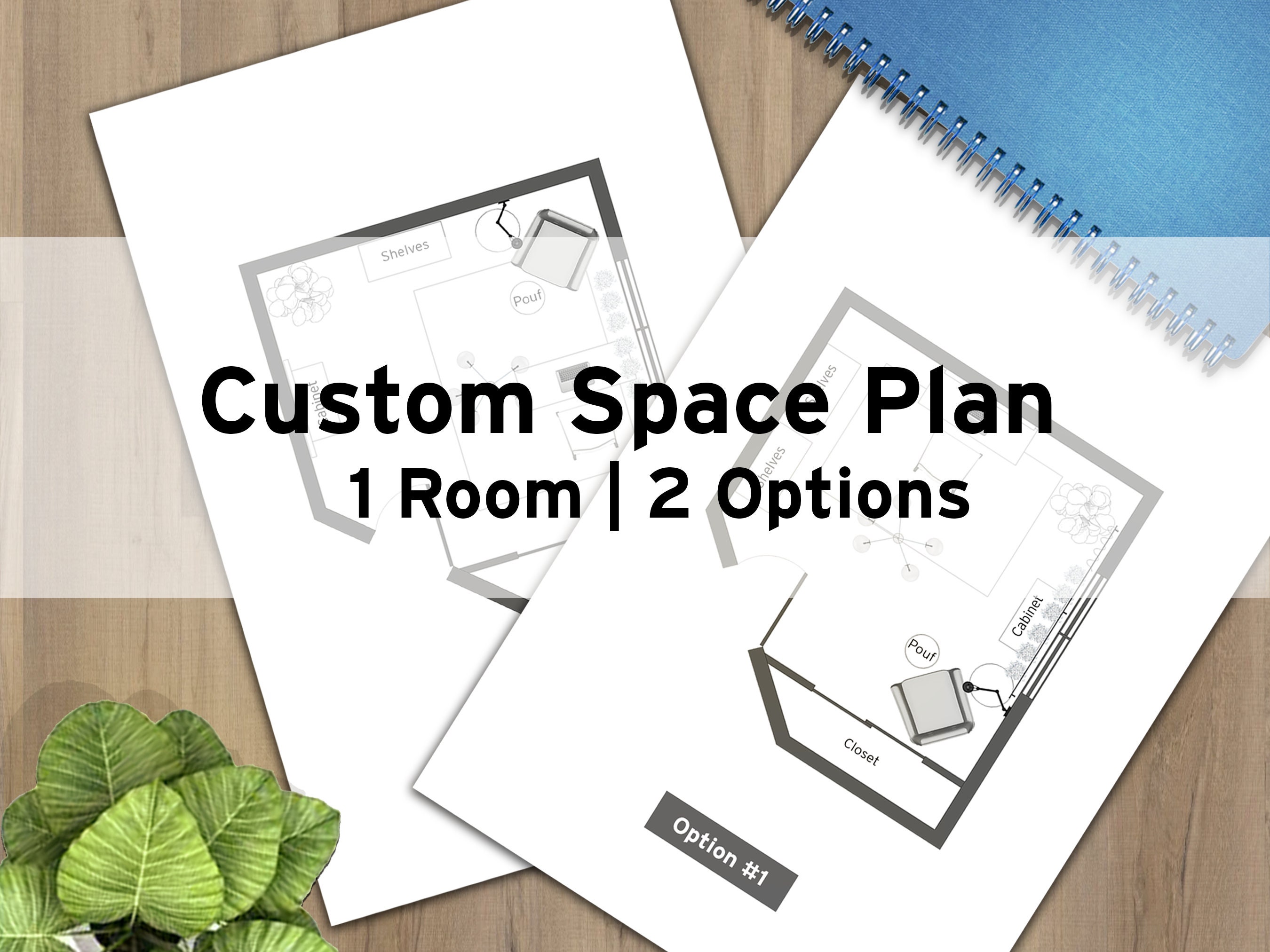 Custom Room Layout Options Interior Design E-design Virtual Interior ...