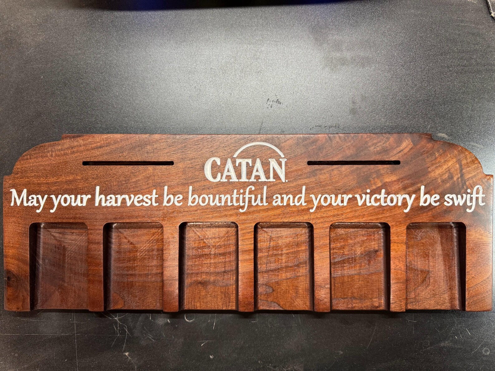 Catan Card Tray – Handcrafted Wooden Organizer for Catan Cards - Etsy