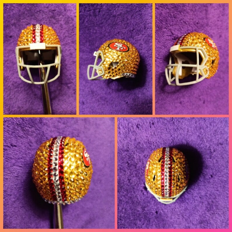 Mini Bling NFL Helmets for Sports Teams - Etsy