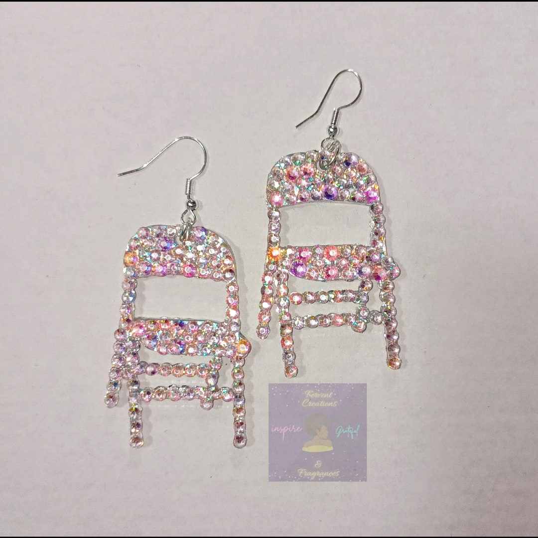 Folding Chair Dangle Earrings - Etsy