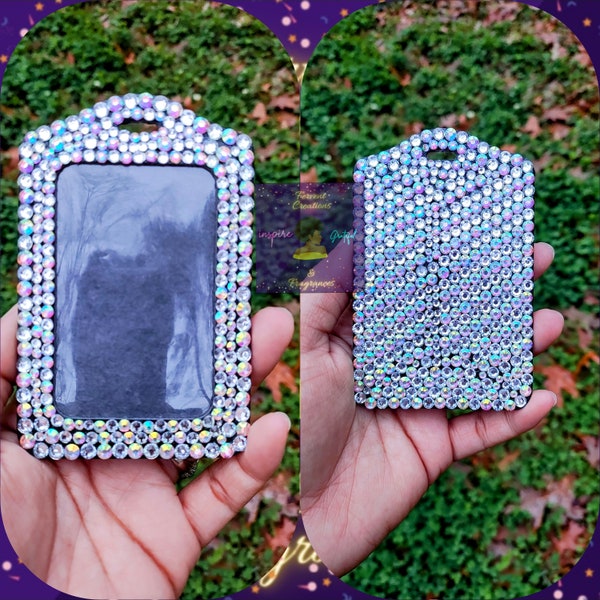 Bling Badge Holder Etsy