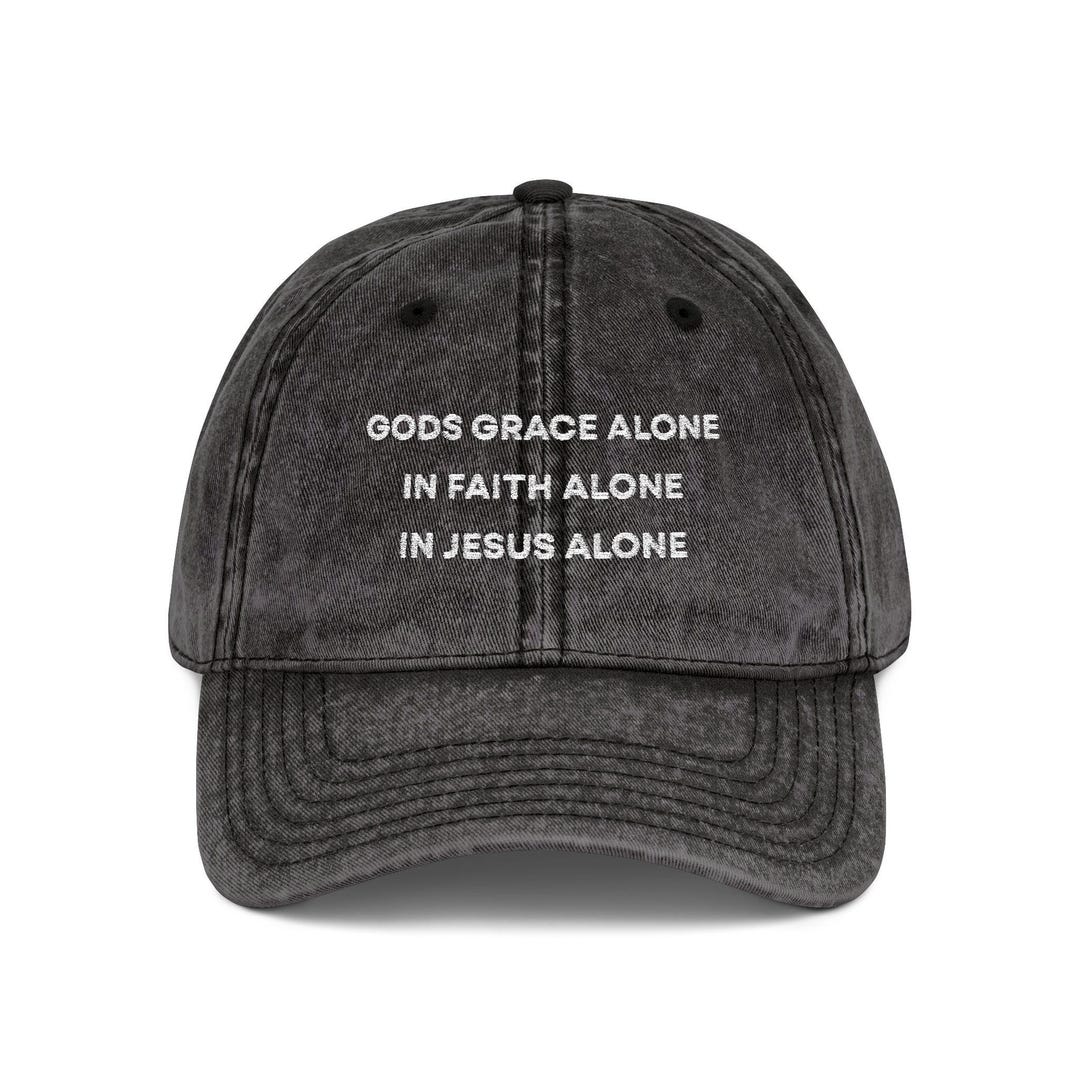Embroidered Vintage Cap, Christian Hat, Gifts, Retro Baseball Cap ...