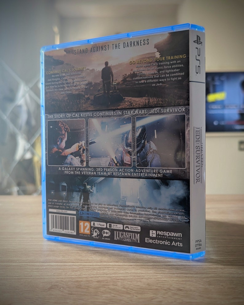 Custom PS5 Game Cover Design - Star Wars: Jedi Survivor - Unique ...