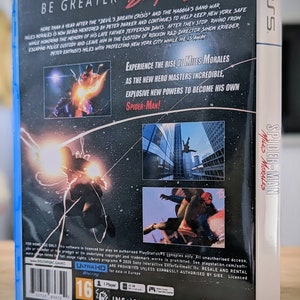 Custom Spider-man Miles Morales PS5 Box Art - Unique Design for Your ...