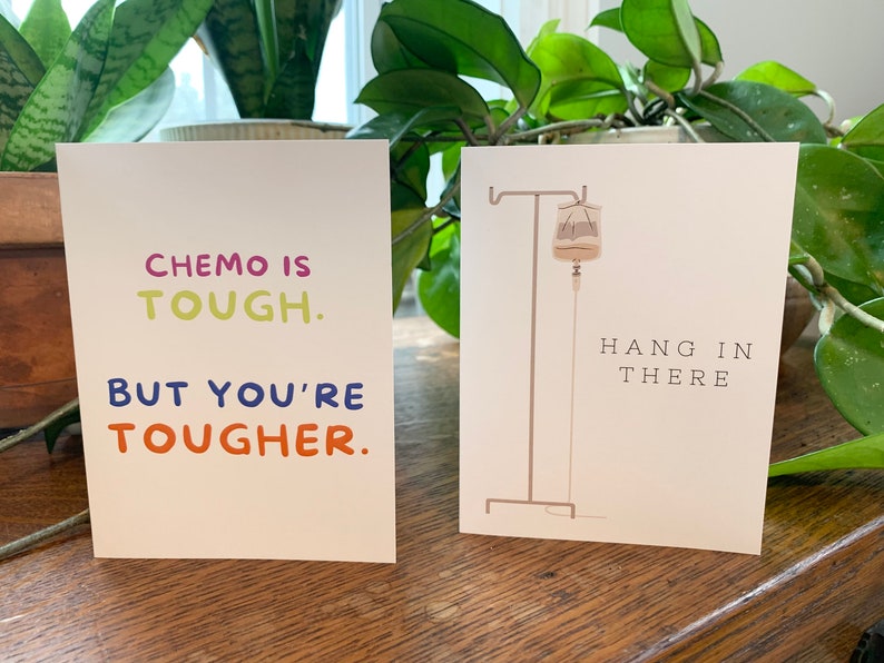 Chemotherapy Treatment Support Card - Etsy