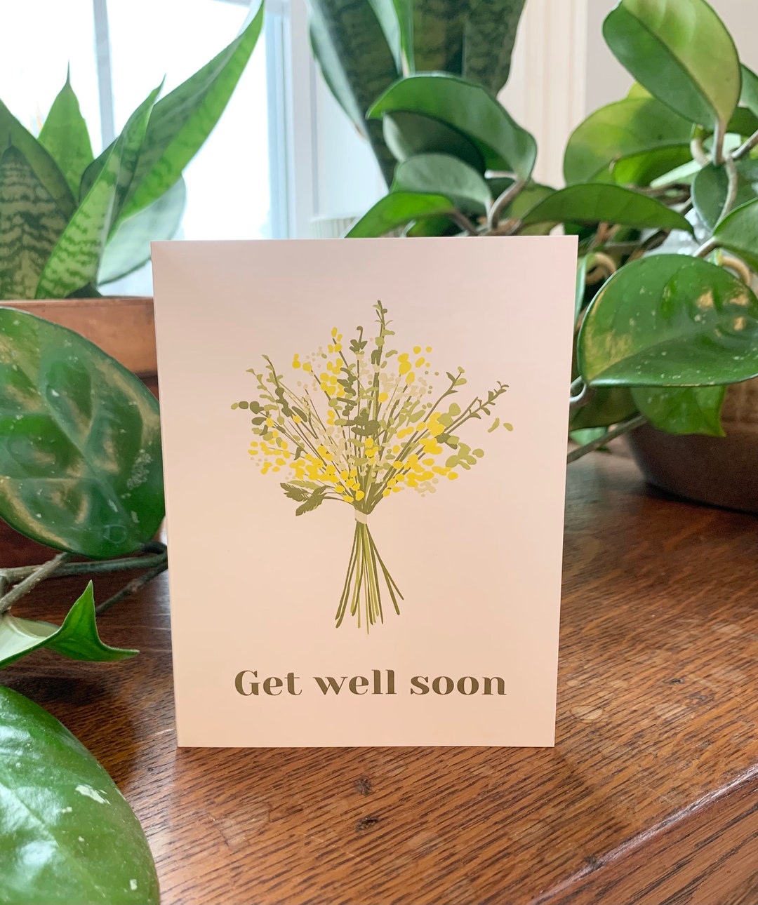 Get Well Notecard - Supportive Greeting Card - Etsy