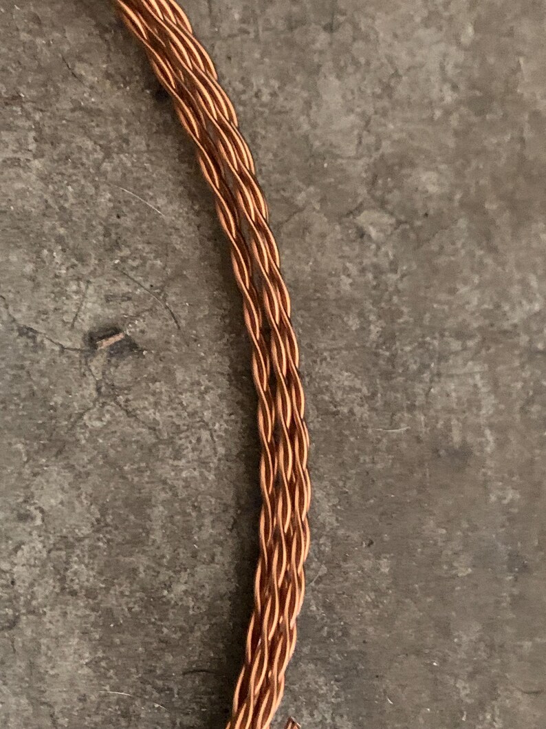 Twisted Copper Wire 18ga, 10ft Legnth - Etsy