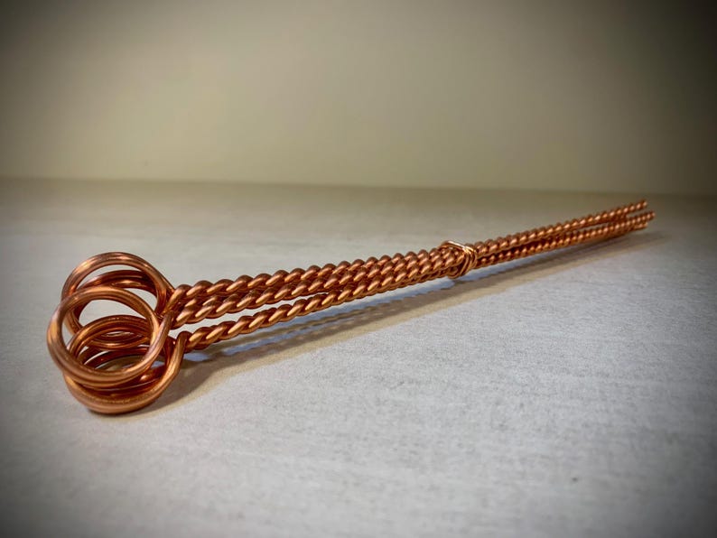 Plant Tags, Twisted Copper Stakes, 12ga Pure Solid Metal, Lables ...