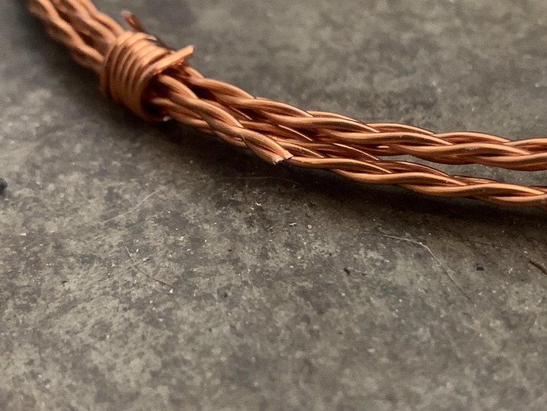 Twisted Copper Wire 18ga, 10ft Legnth - Etsy
