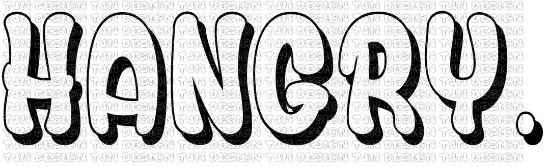 Hangry Period Hungry Angry PNG SVG Digital Download Art Cut Vinyl ...