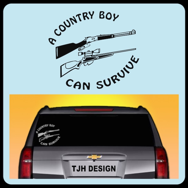 Country Boy Decals - Etsy