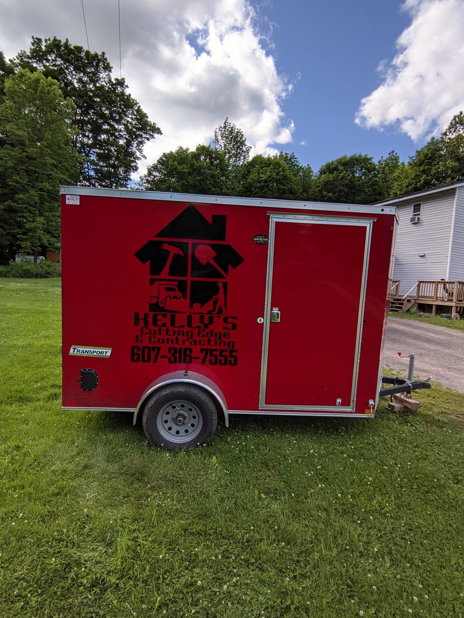 Single Color Van Lettering Panel Van Trailer Vinyl Lettering Free ...